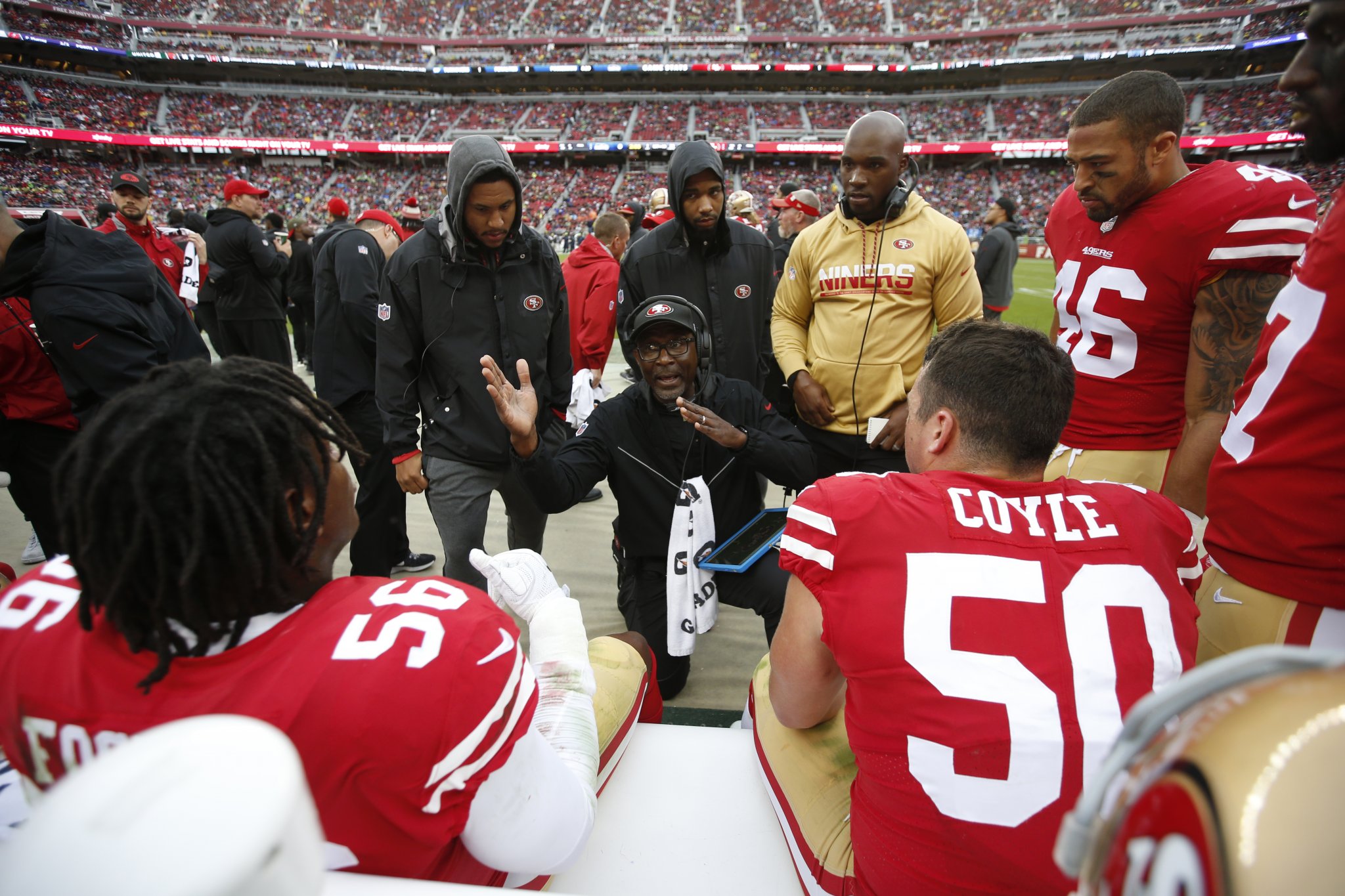 49ers Linebackers Coach Johnny Holland 56 Has Multiple Myeloma