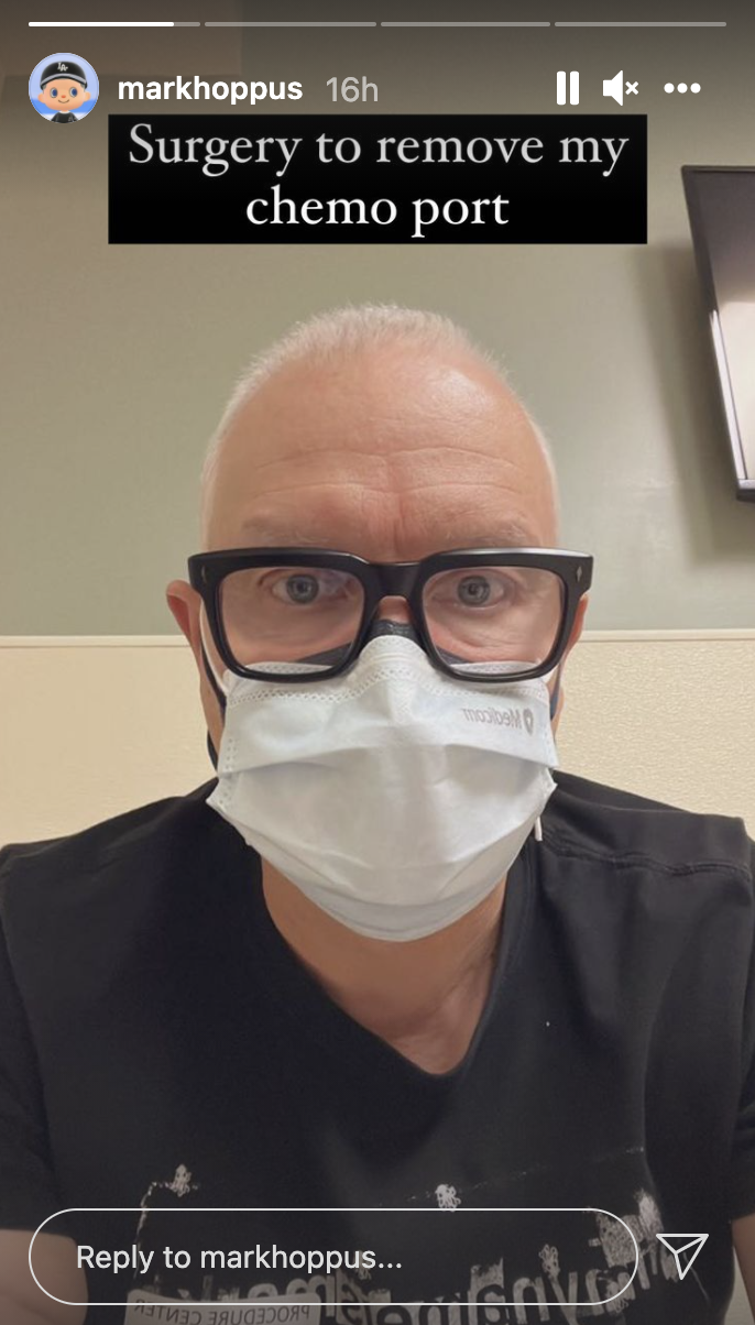 Blink 182's Mark Hoppus Shares Before & After Pictures from 'Surgery to ...