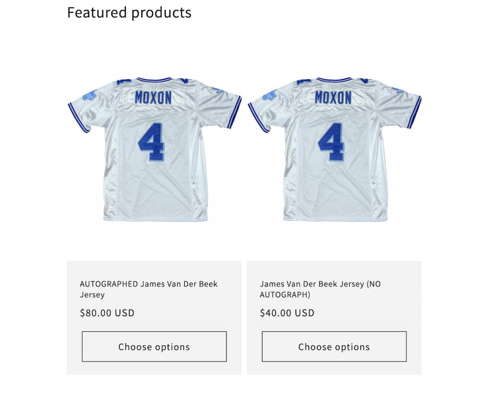 James Van Der Beek Rocks 'Varsity Blues' Jersey Amid Cancer